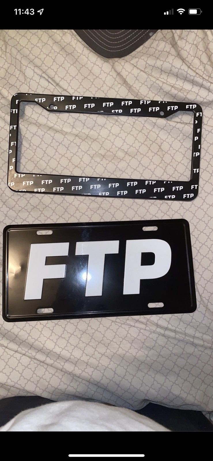 Fuck The Population FTP License Plate and plate cover | Grailed