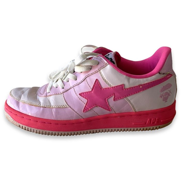 Bape BAPE X KAWS FS-029 PINK BAPESTAS | Grailed