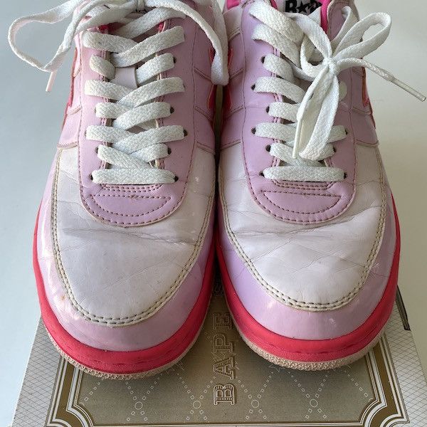 Bape BAPE X KAWS FS-029 PINK BAPESTAS | Grailed