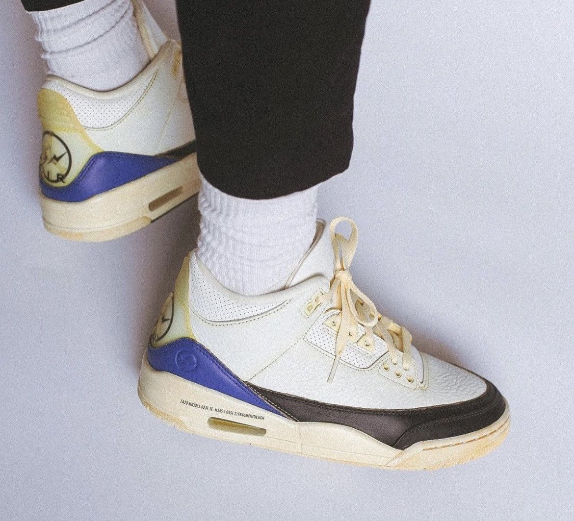 Jordan Brand Air Jordan 3 Fragment - Custom Chef Huy Le Design | Grailed