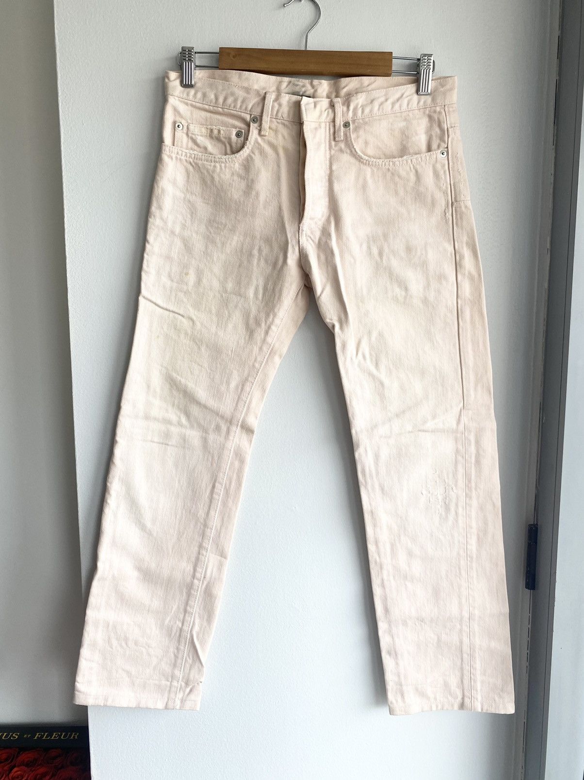 Dior × Hedi Slimane Dior Homme 06 Pastel Pink RUNWAY MIJ Denim Jeans ...
