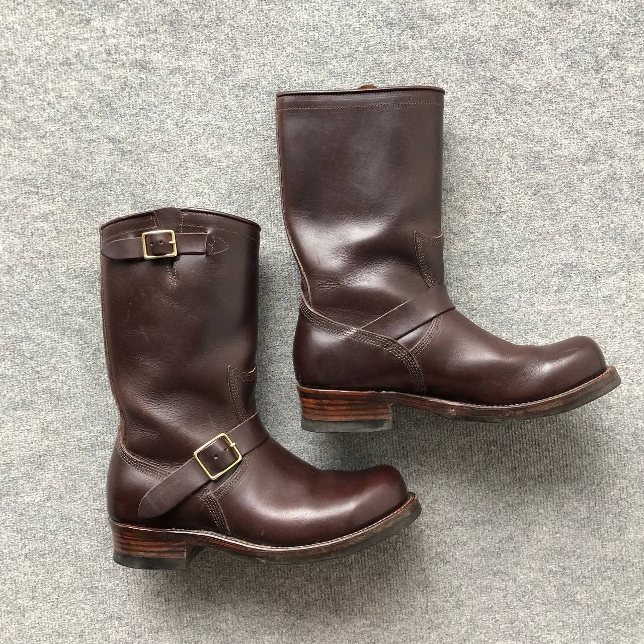Santa Rosa Rare Vintage Santa Rosa Engineer Boots Brown | Grailed