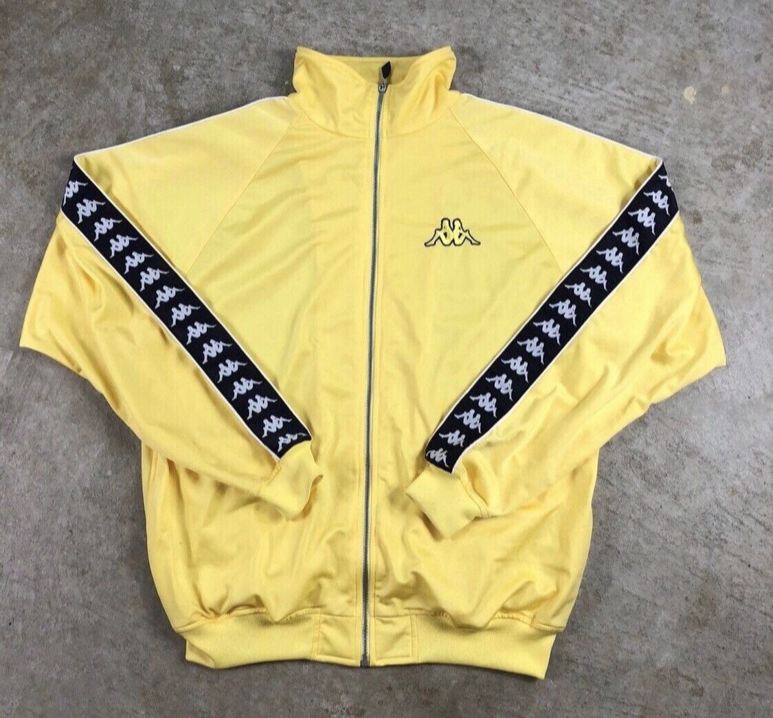 Vintage Kappa yellow track jacket | Grailed