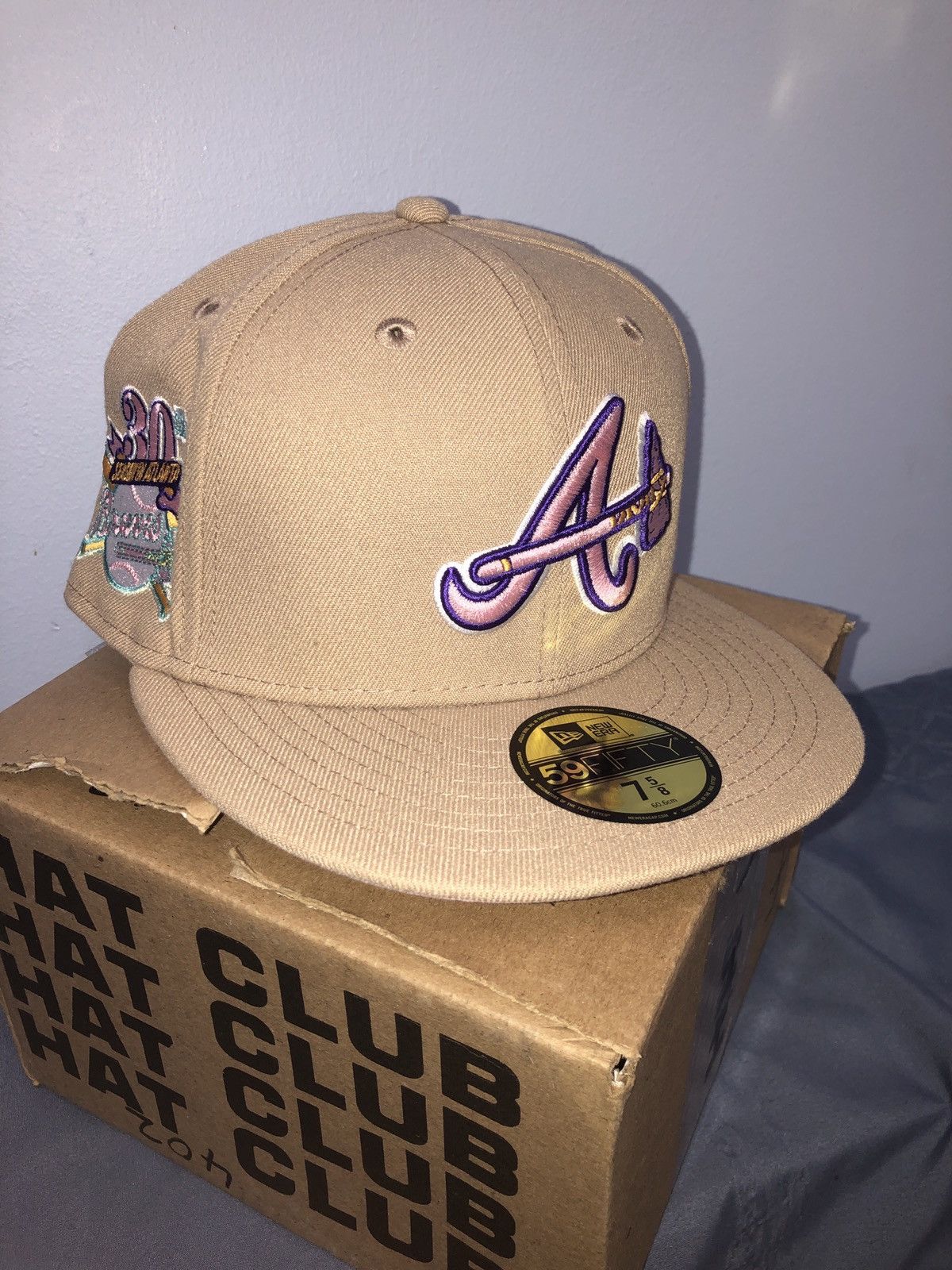 New Era Hat Club Sandstorm Atlanta Braves Fitted 7 5/8 | Grailed