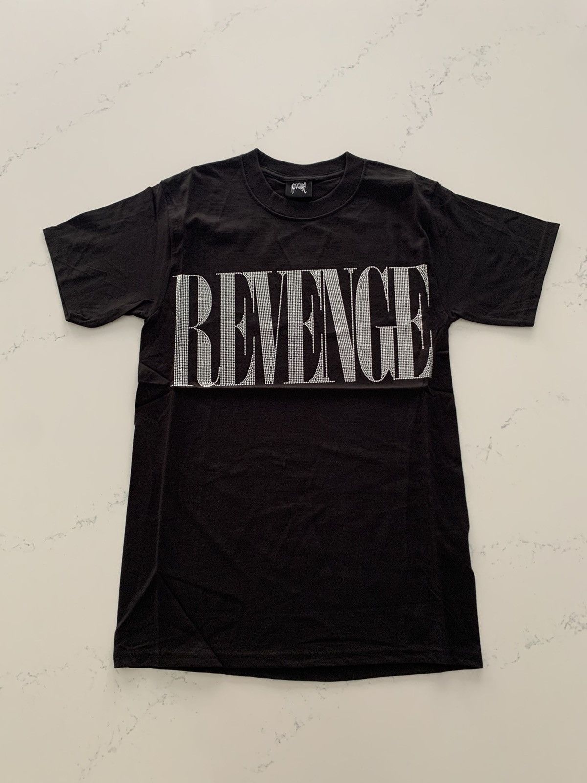 Revenge Revenge Nirvana Rhinestone Tee Black Extra Large | Grailed