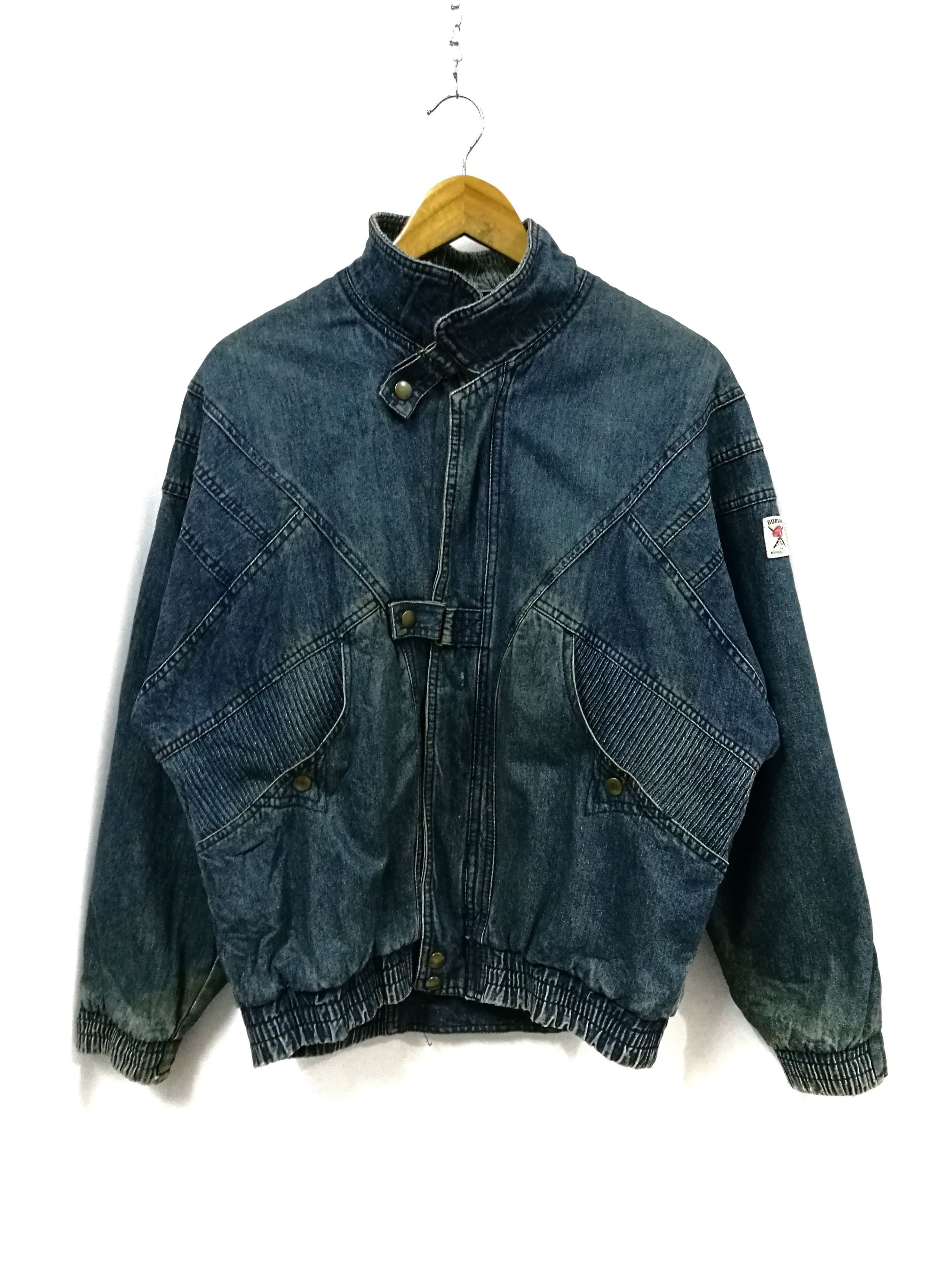 Vintage Unusual Bobson denim jacket US marine Corp | Grailed