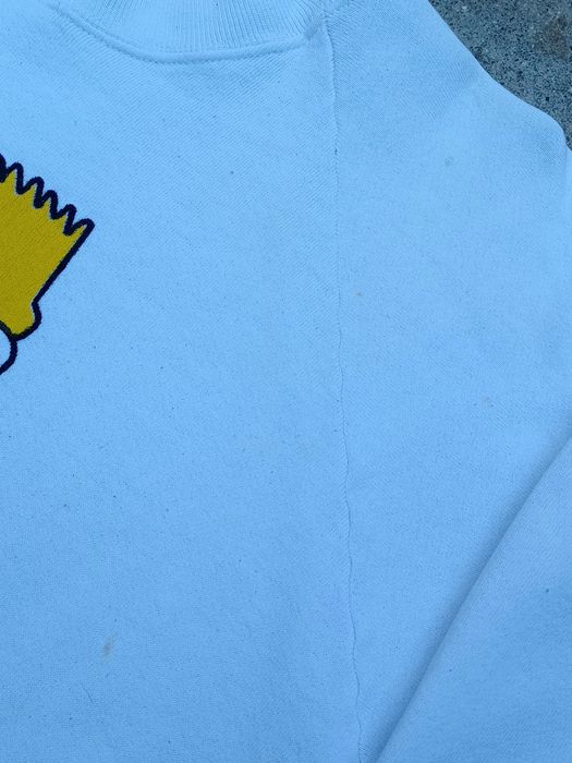 Vintage Vintage 90's LA Raiders Bart Simpson crewneck | Grailed