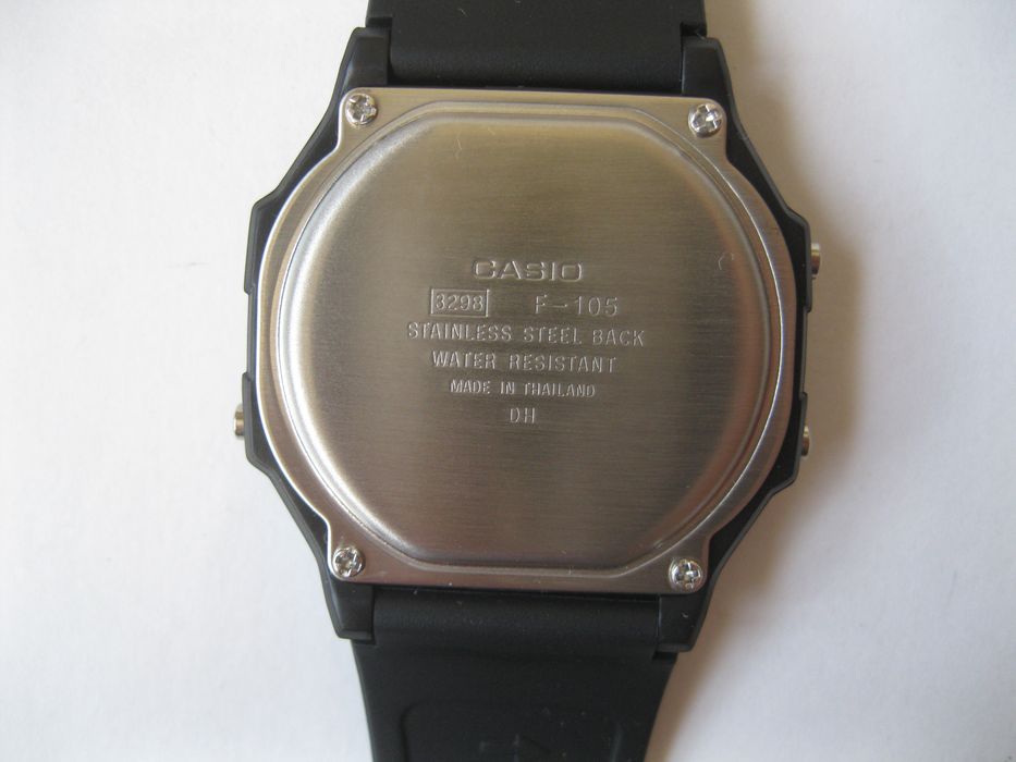 Casio F105W-1A Illuminator Sport Watch Black | Grailed
