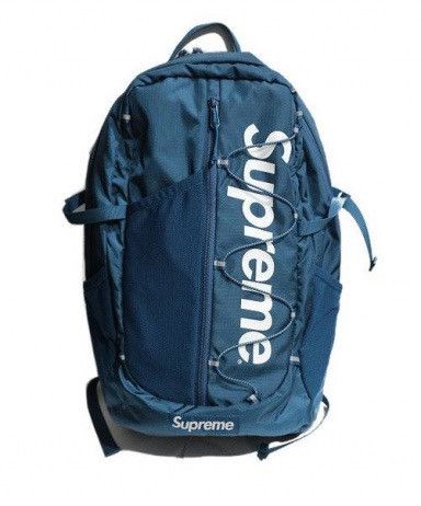 Supreme SS17 Supreme Backpack navy blue | Grailed
