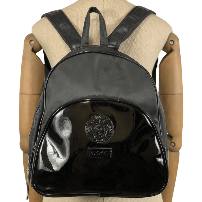 Versace Versace Medusa Backpack Black Parfums Logo | Grailed