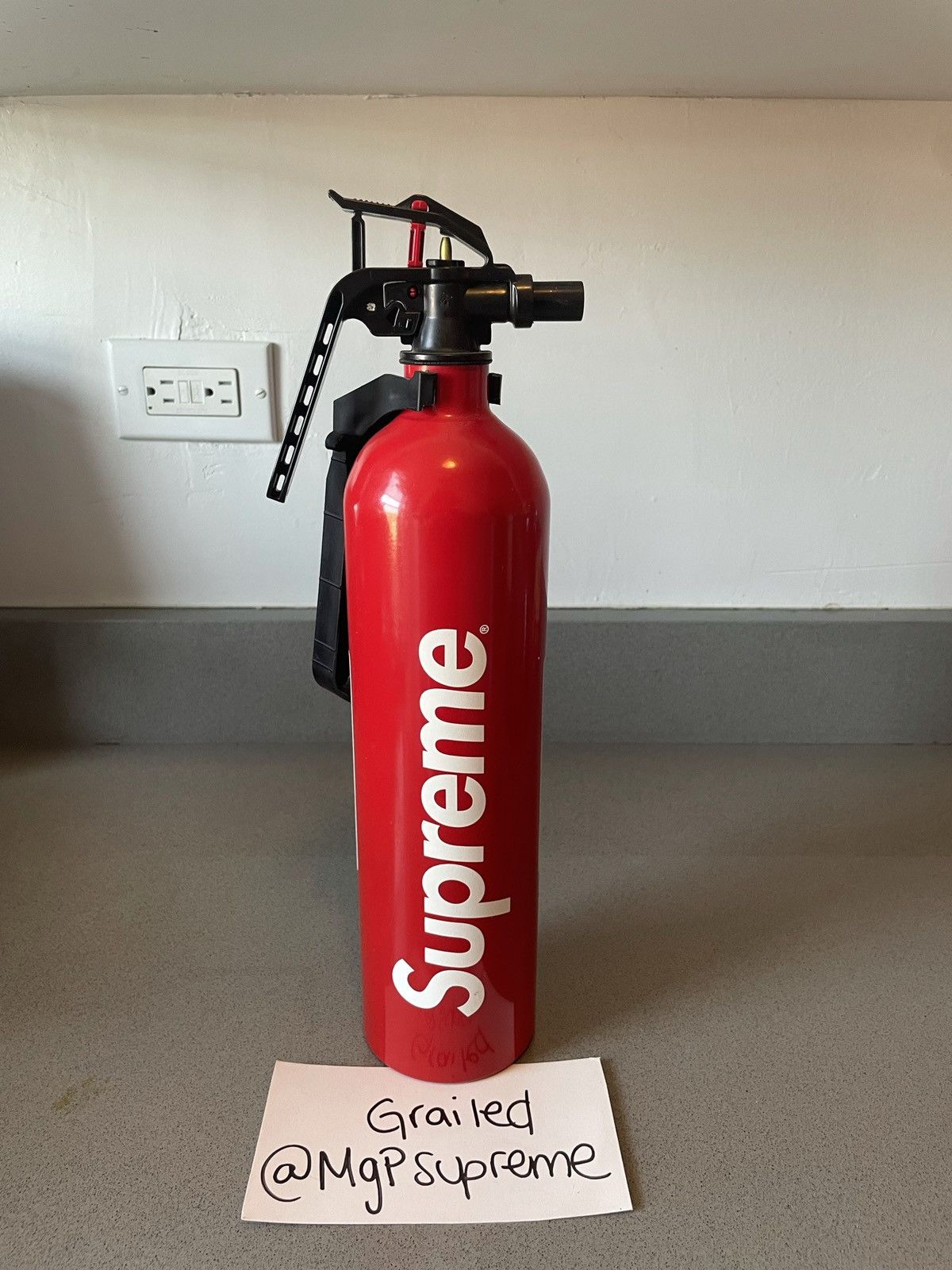 Supreme DS SS15 Supreme x Kidde fire extinguisher Box Logo Bape | Grailed
