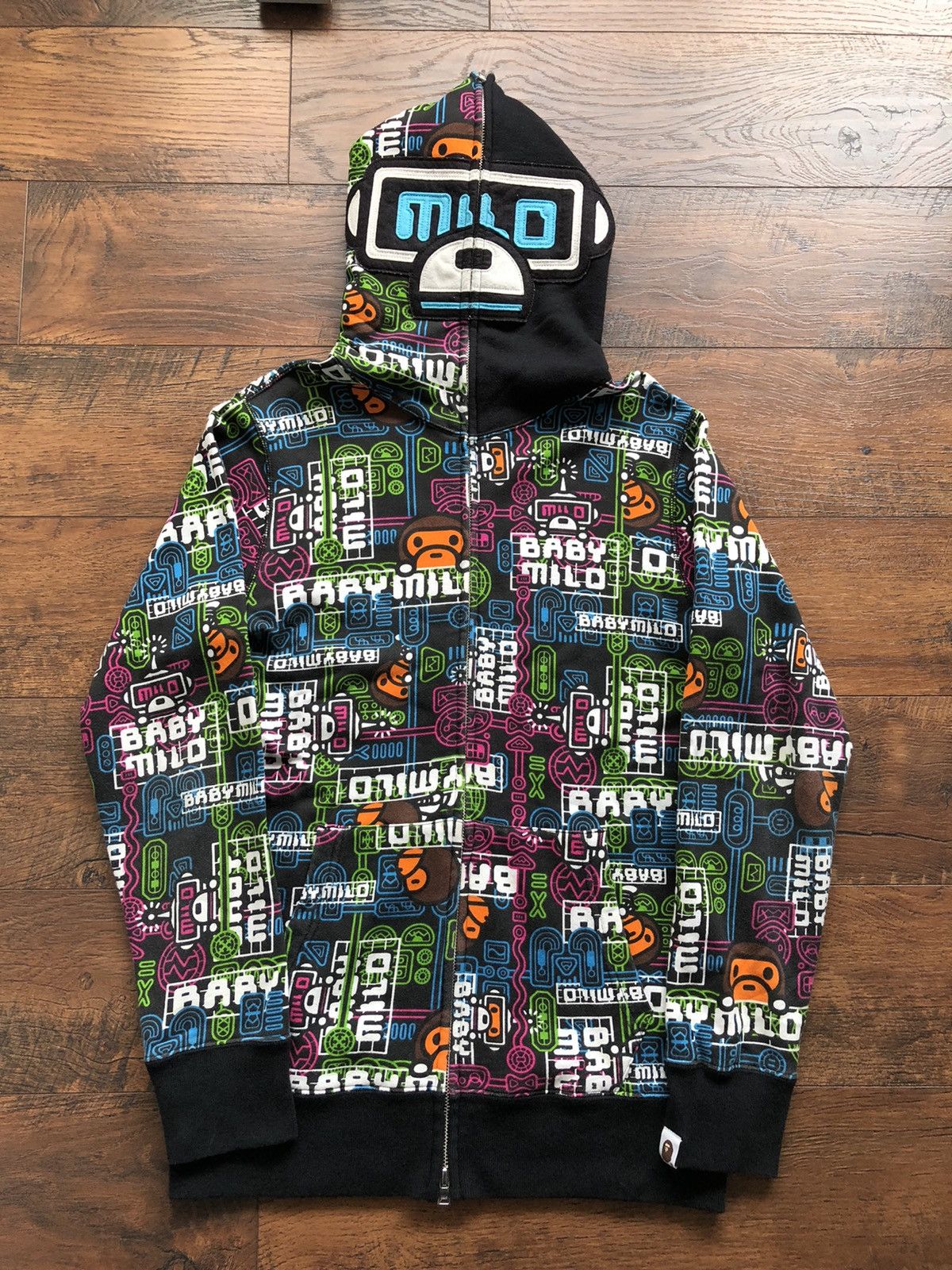 Bape Bape future robot full zip hoodie | Grailed
