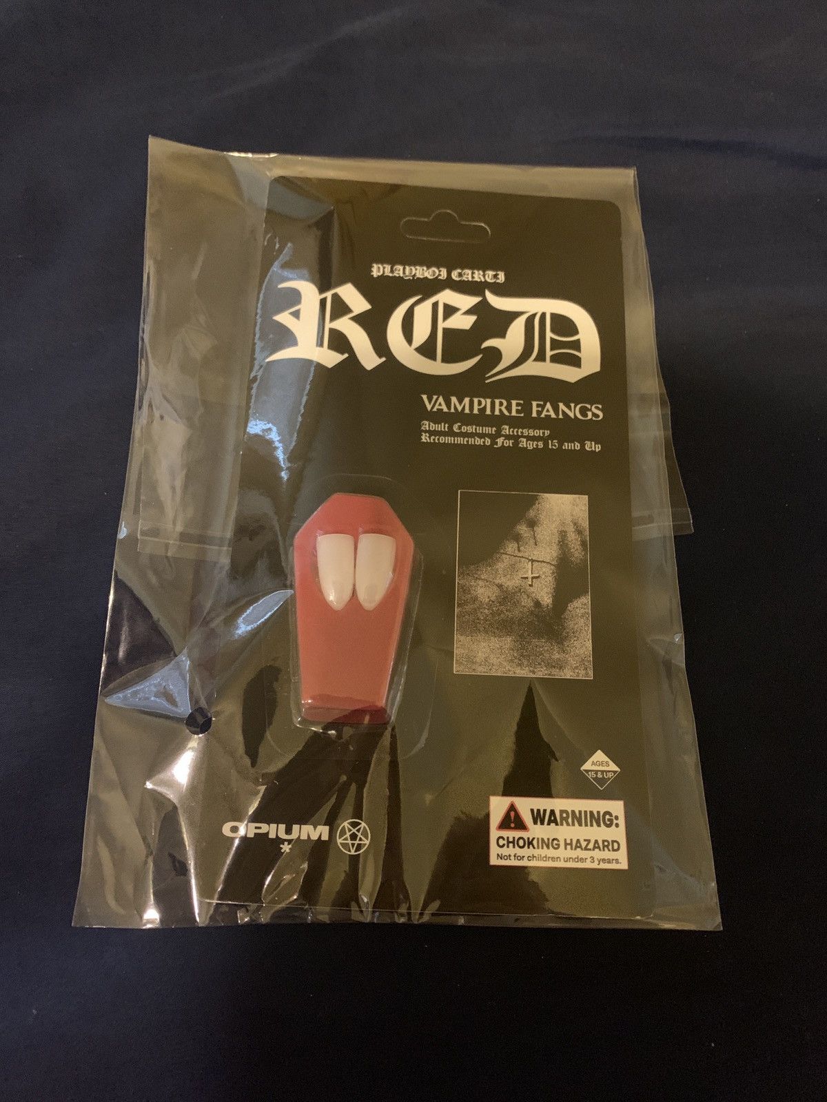 Playboi Carti Whole Lotta Red Vampire Fangs WLR | Grailed