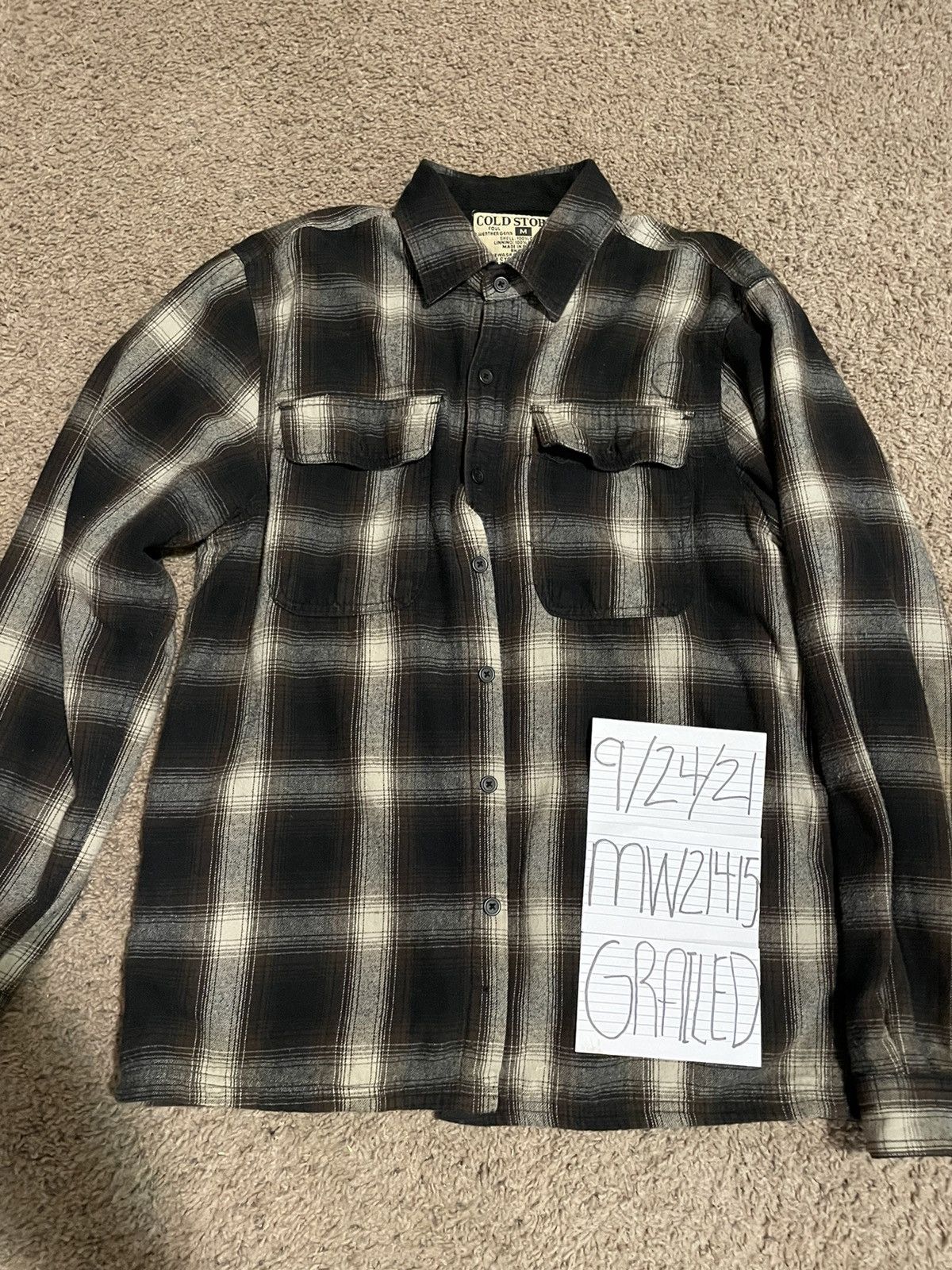 Vintage Vintage Cold Storage Thermal lined Flannel Shirt | Grailed