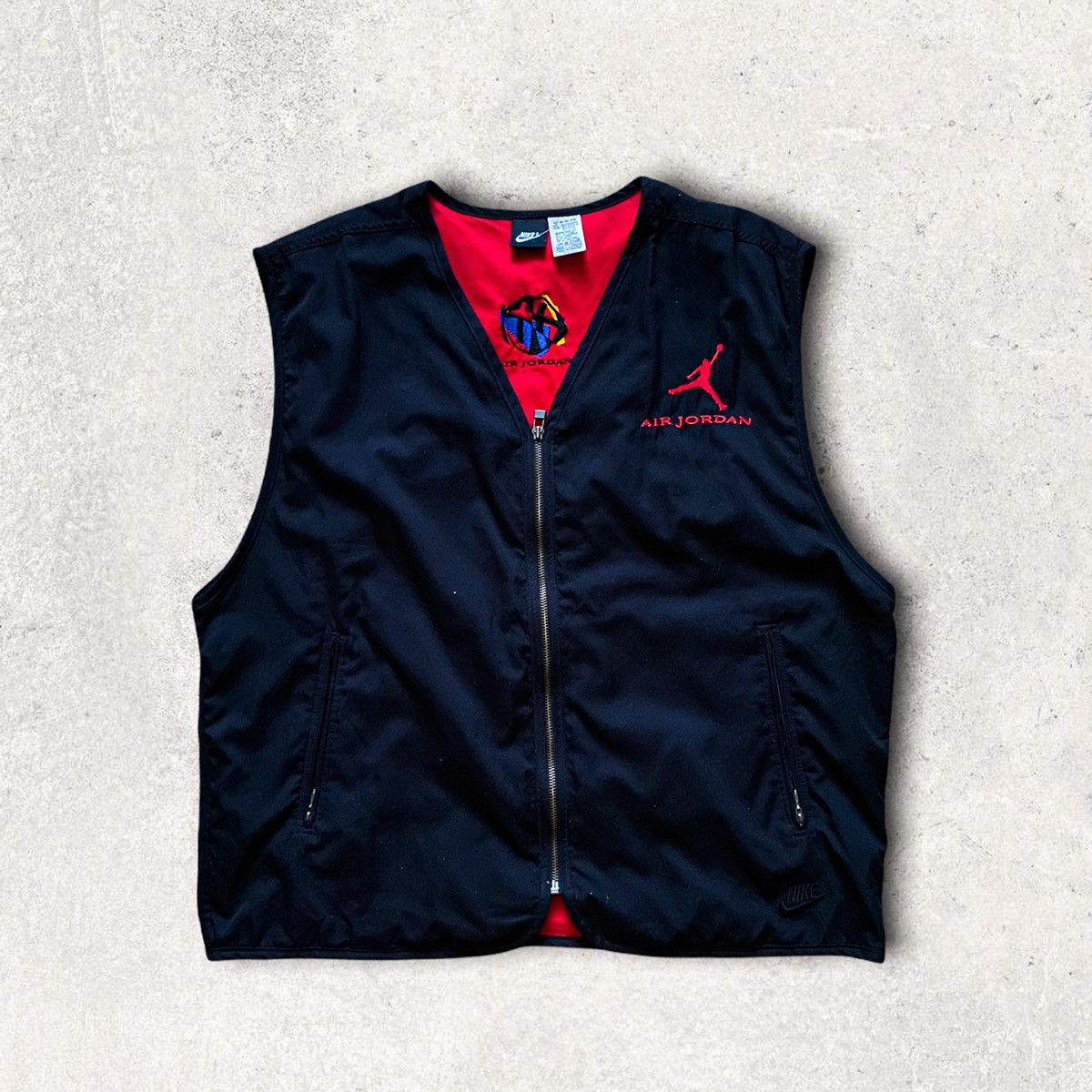 Jordan Brand × Nike × Vintage Vintage Nike x Jordan vest 90 S size ...