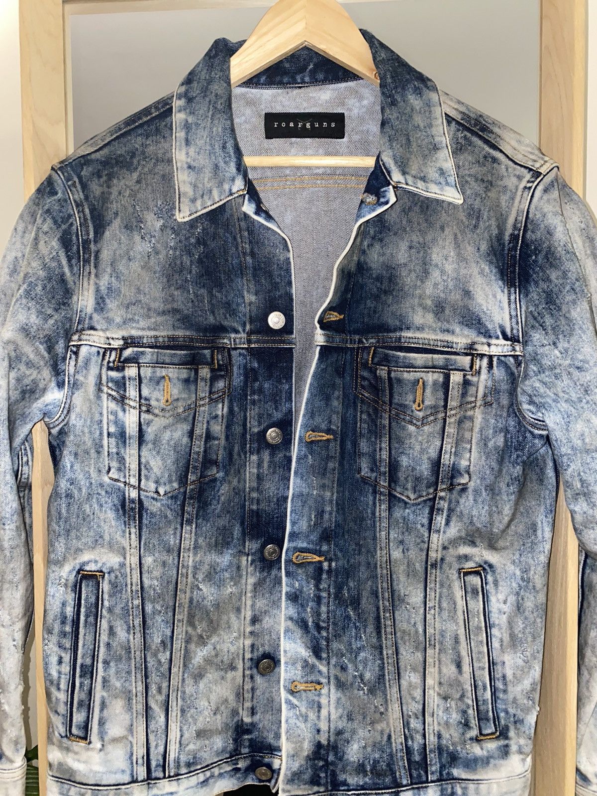 roarguns roarguns crystal logo denim | Grailed