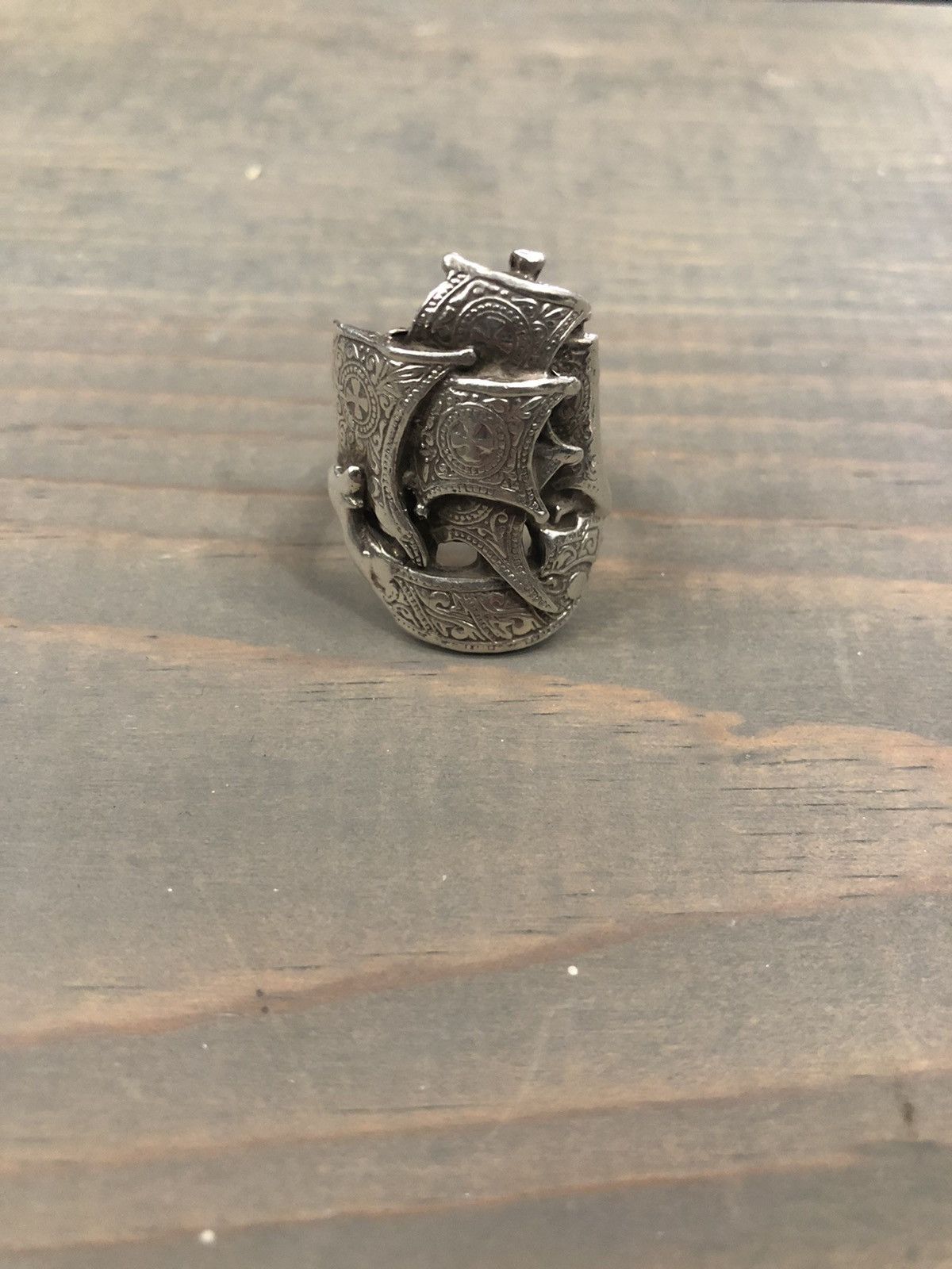Sterling Silver Dylan Rieder Spanish Galleon Ship Ring Sterling Silver ...