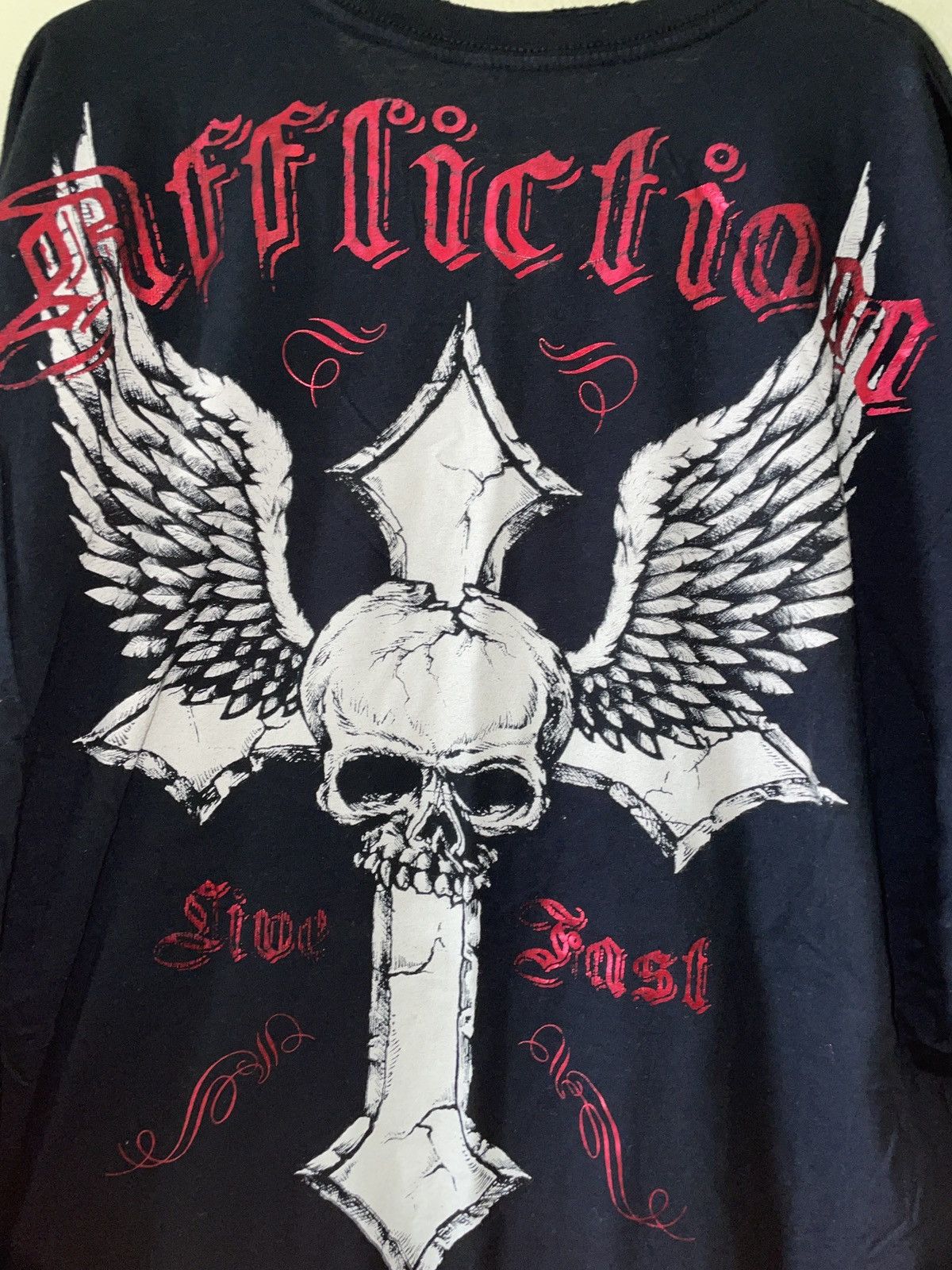 Vintage Vintage Affliction Cross Tee | Grailed