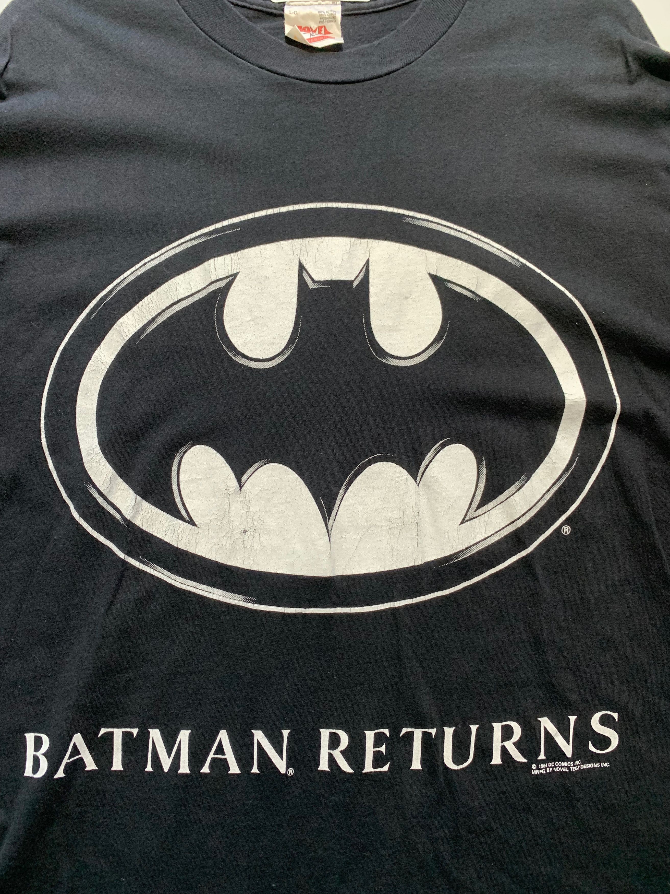 Vintage VINTAGE BATMAN RETURNS MOVIE PROMO 1992 NOVEL TEEZ | Grailed