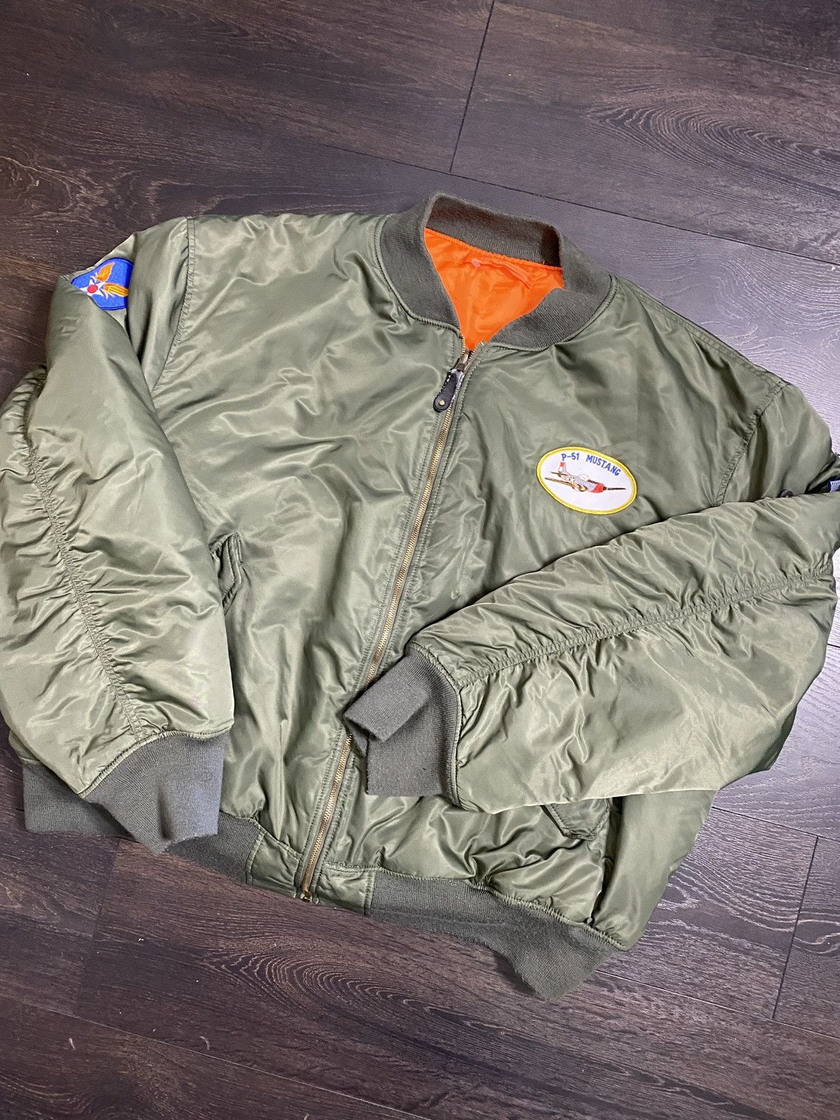 Ma 1 Vintage Knox Armory Olive Reversible Special Ops MA-1 Jacket | Grailed