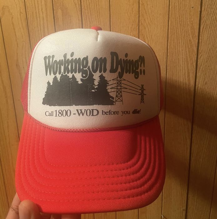 Streetwear WORKING ON DYING TRUCKER HAT | Grailed