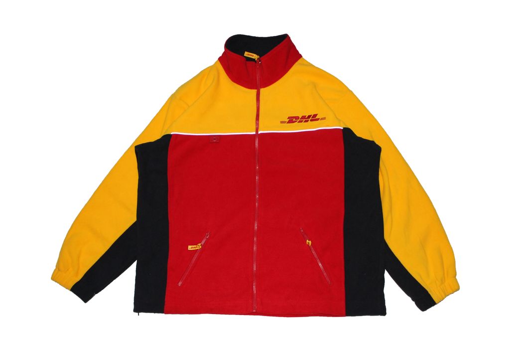 Streetwear DHL fleece Jacket | Grailed