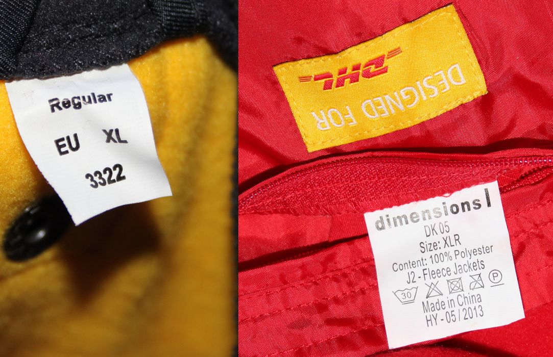 Streetwear DHL fleece Jacket | Grailed