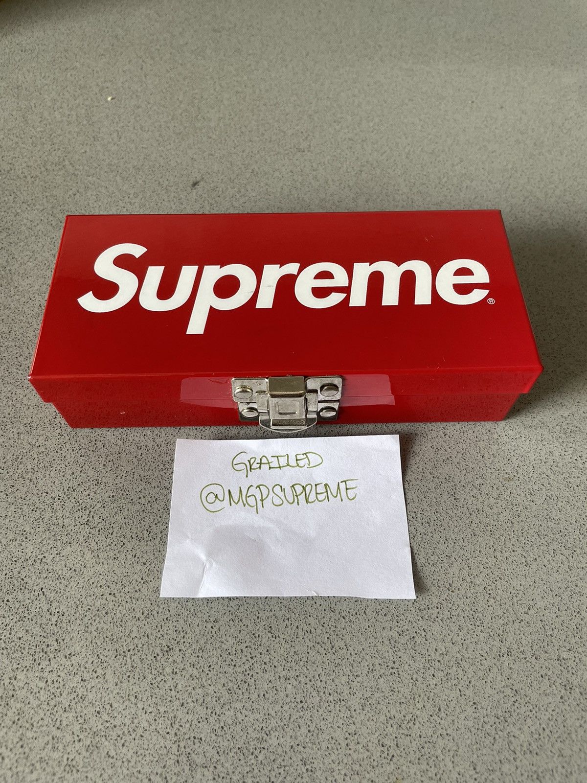 Supreme Supreme Rectangular lock box | Grailed