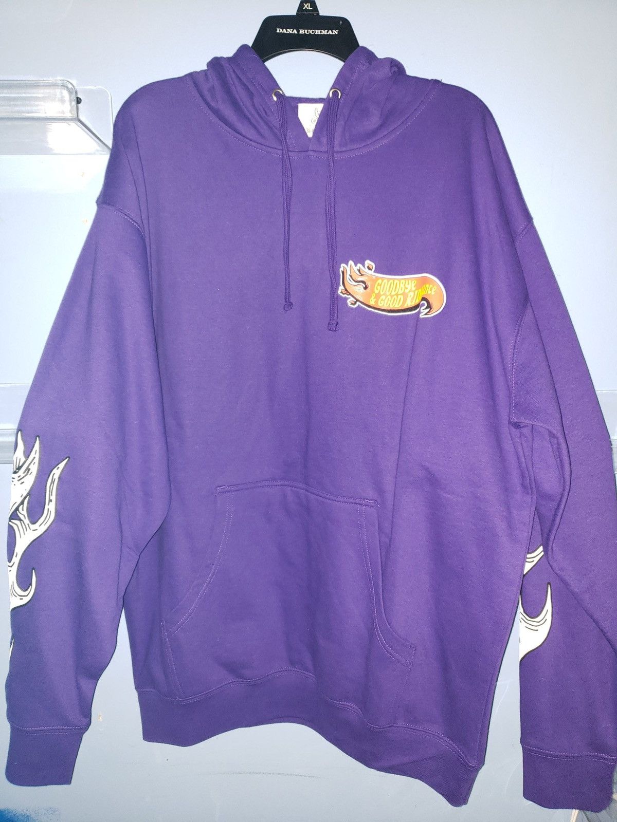 999 Club Juice WRLD GB&GR 3rd Anniversary Purple Hoodie | Grailed