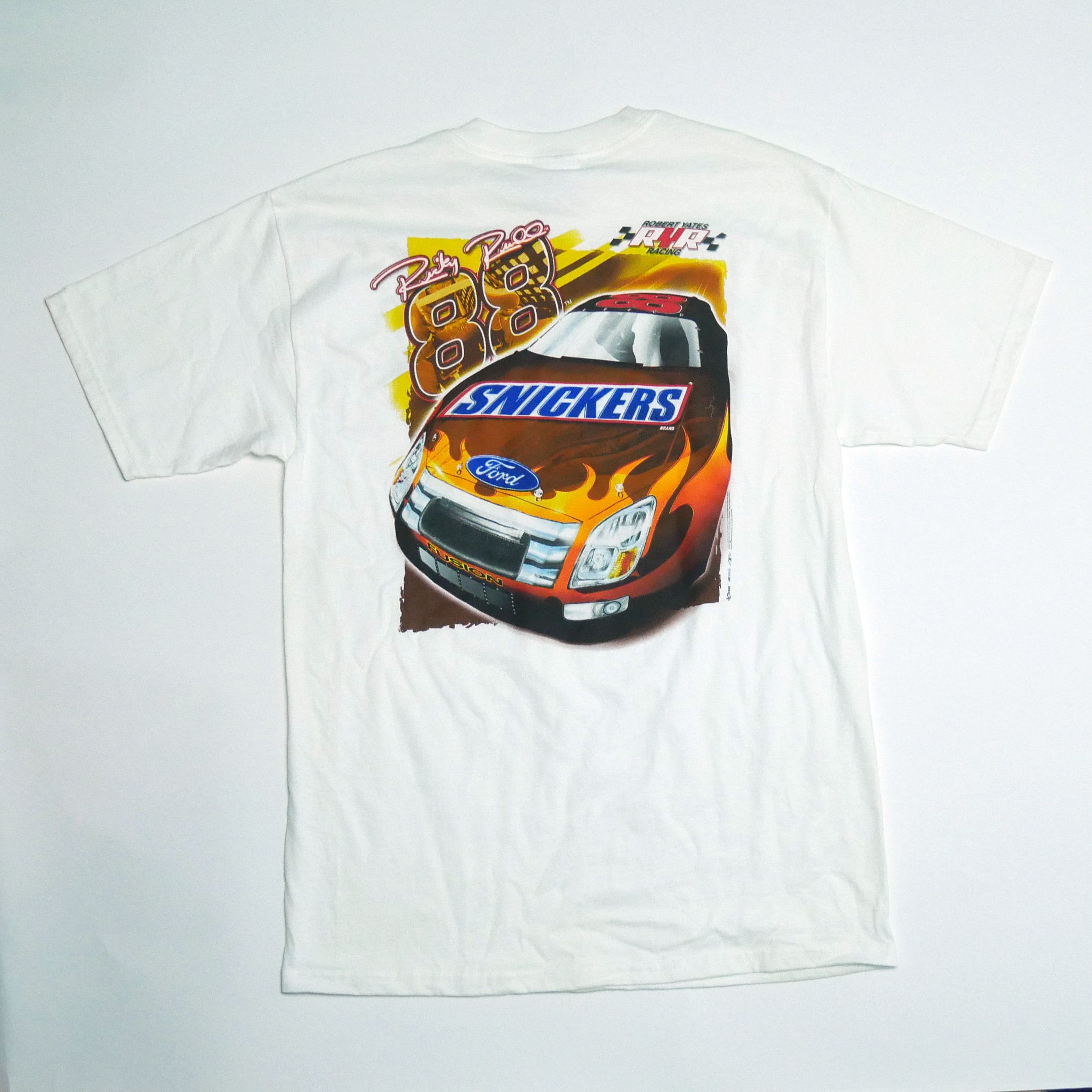 Vintage NEW '07 NASCAR Chase Authentics Snickers Ricky Rudd Tee | Grailed
