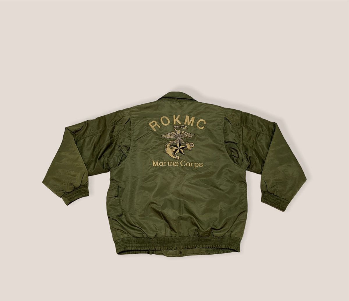 Bomber Jacket × Streetwear Vintage ROKMC Marine Corps Bomber Jacket ...
