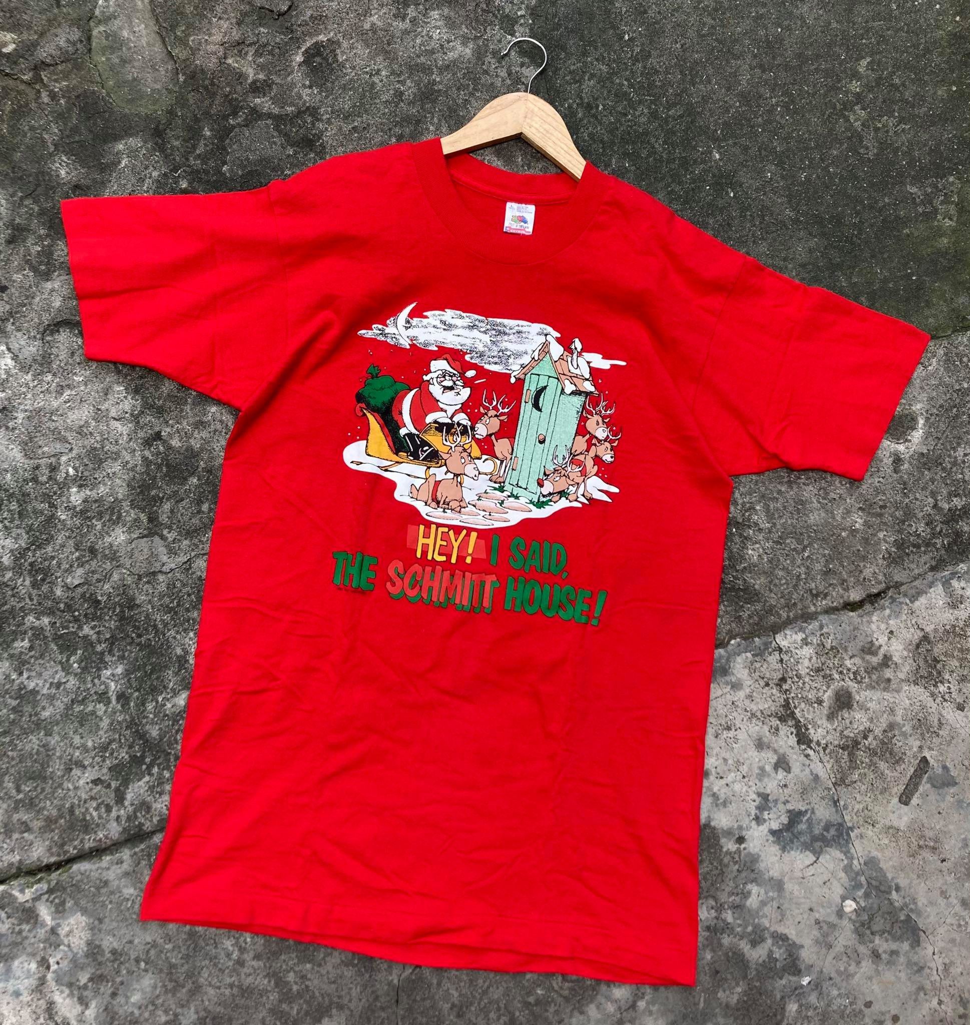 Vintage Vintage 1990 Santa "Hey! I said, The Schmitt House!" | Grailed