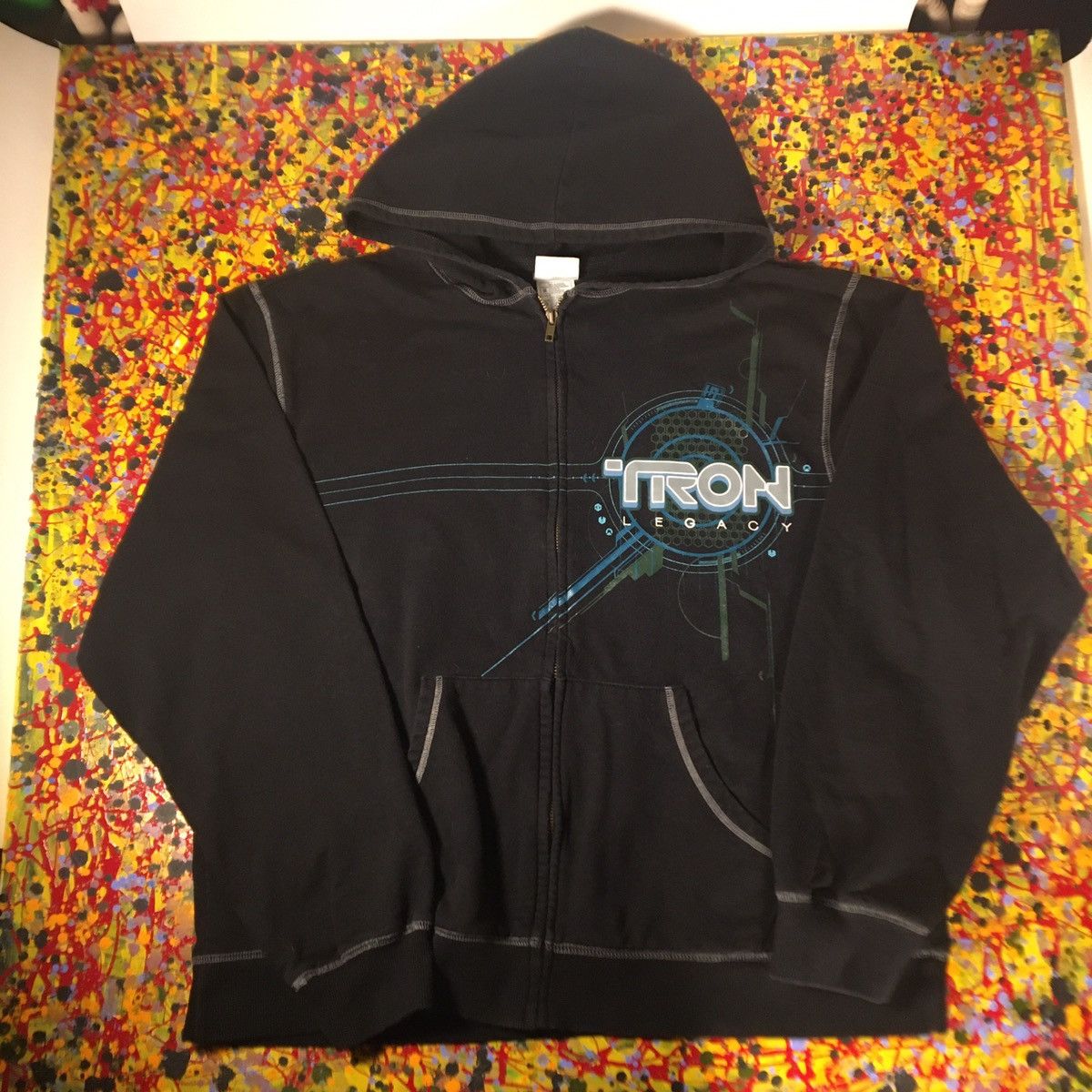 Movie Tron legacy Disney store movie promo hoodie | Grailed
