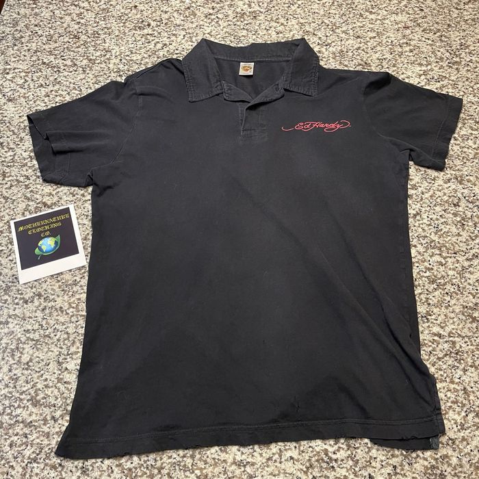 Ed Hardy ICONIC ED HARDY BULLDOG S/S POLO | Grailed