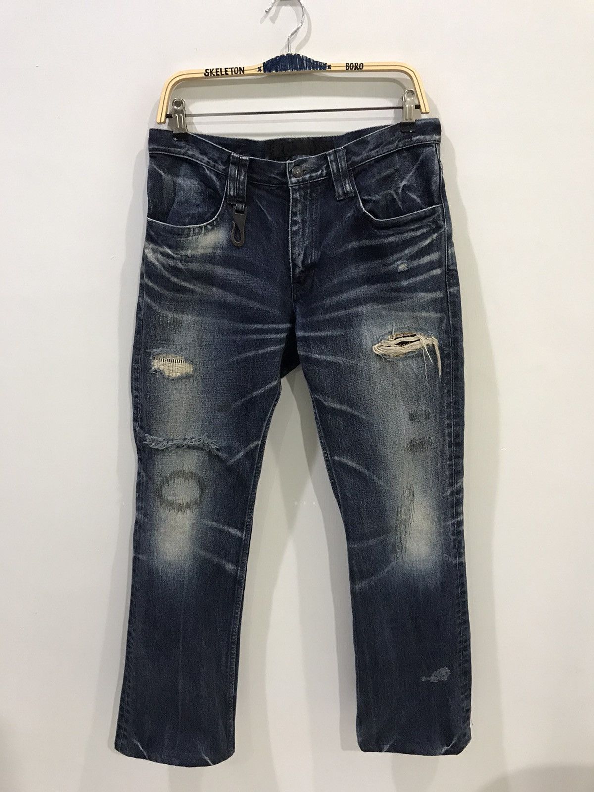 Japanese Brand × Roar roar Japanese Designer Cross Gun Skull Rare Dope ...