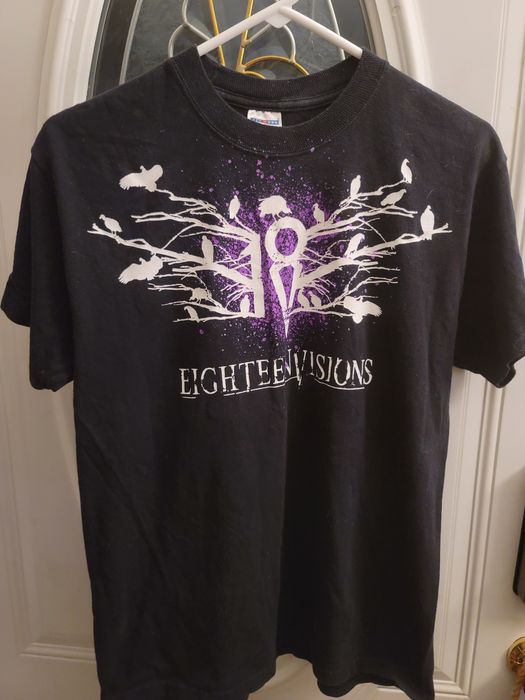 Jerzees Last Bump Lowered shipping Eighteen Visions Band Tshirt | Grailed