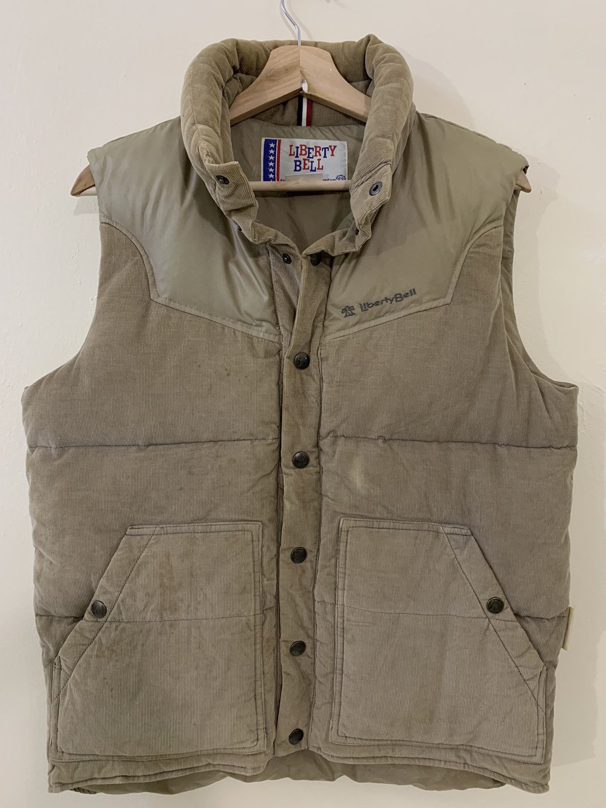 Streetwear × Vintage Liberty Bell Puffer Vests | Grailed