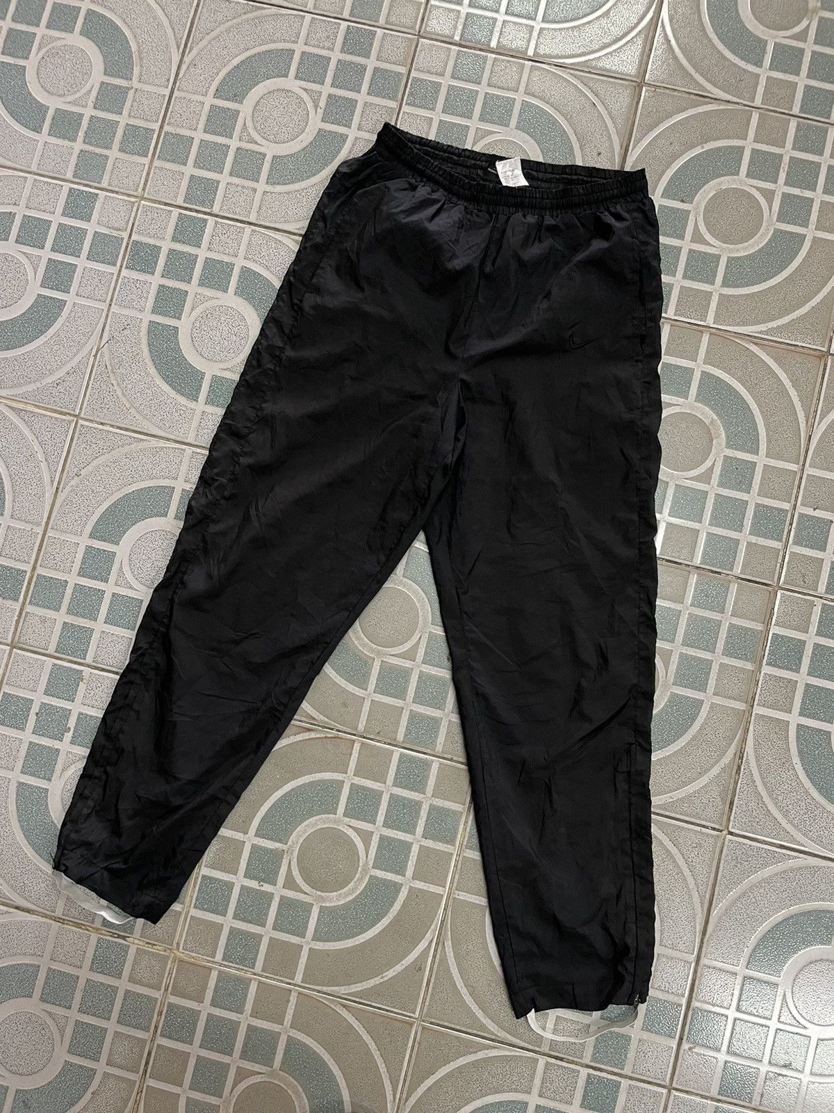 Andre Agassi × Nike × Vintage Nike Agassi Light Nylon Black Sport Pant ...