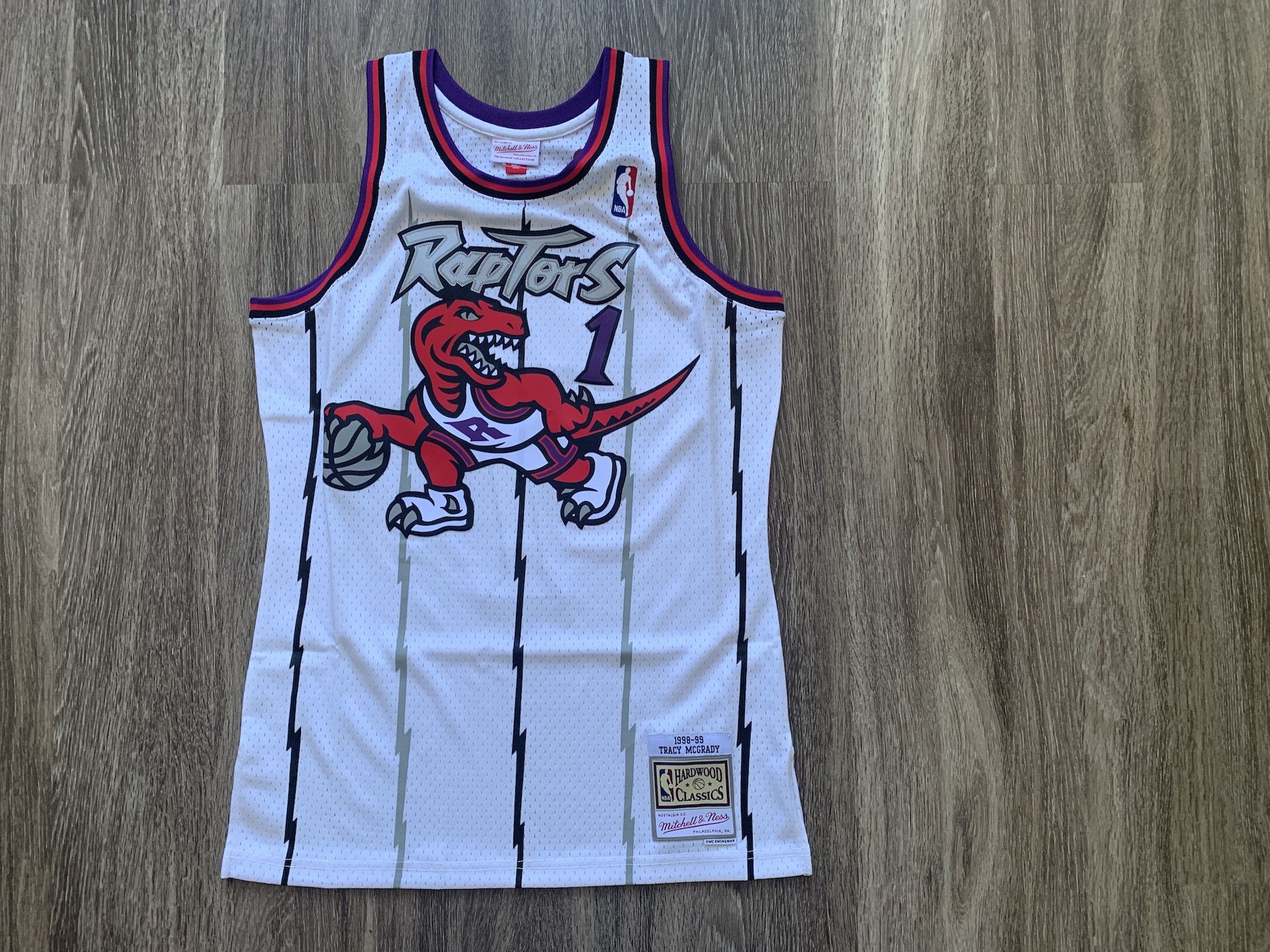 Mitchell & Ness Tracy McGrady Tmac Toronto Raptors Authentic Swingman ...