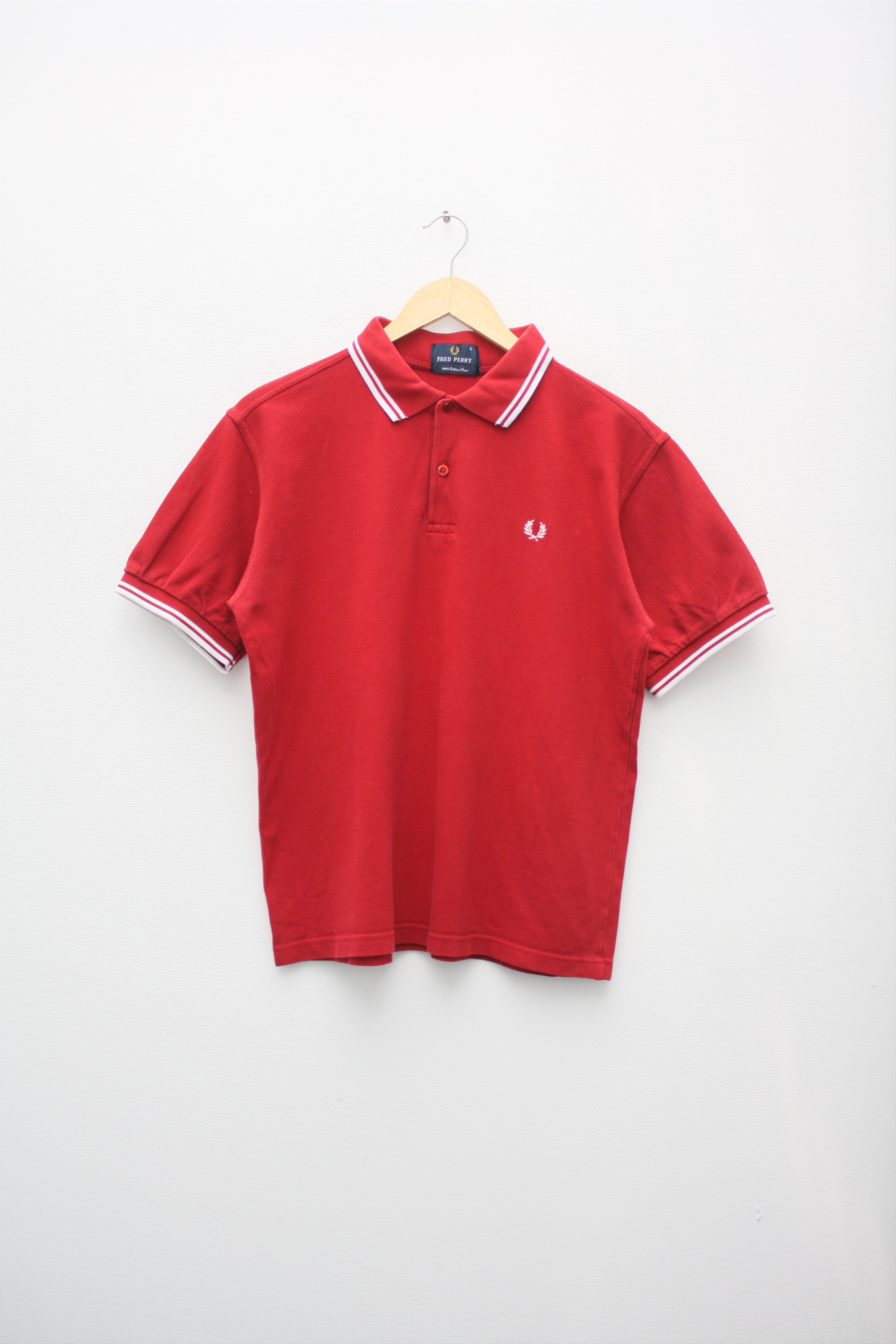 Fred Perry Fred Perry Red Short Sleeve Polo | Grailed