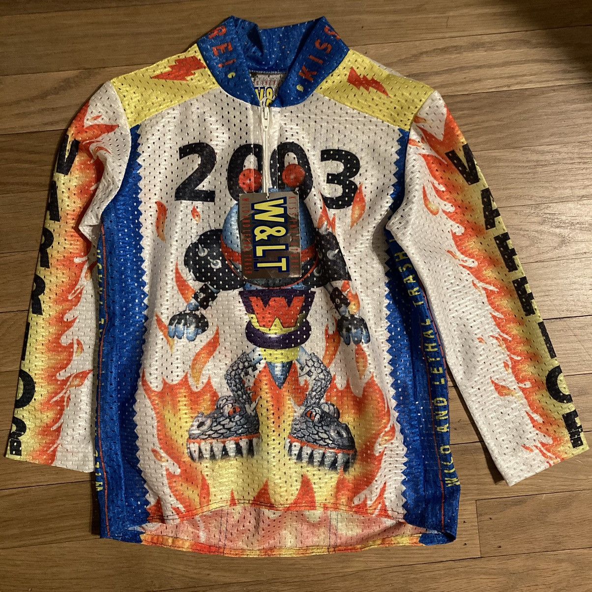 Walter Van Beirendonck 1997 Robot Puk puk cycling | Grailed