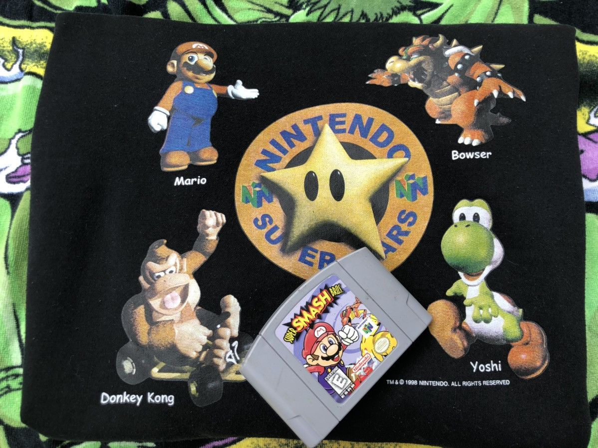 Nintendo × Vintage RARE 90s Nintendo Superstars Mario Donkey Kong ...