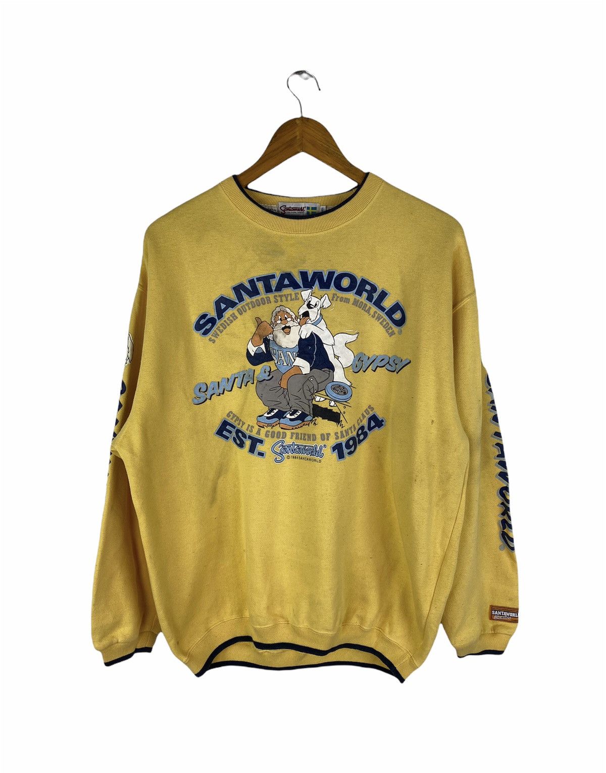 Streetwear × Vintage SANTA WORLD SWEDISH OUTDOOR STYLE BIG LOGOS ...