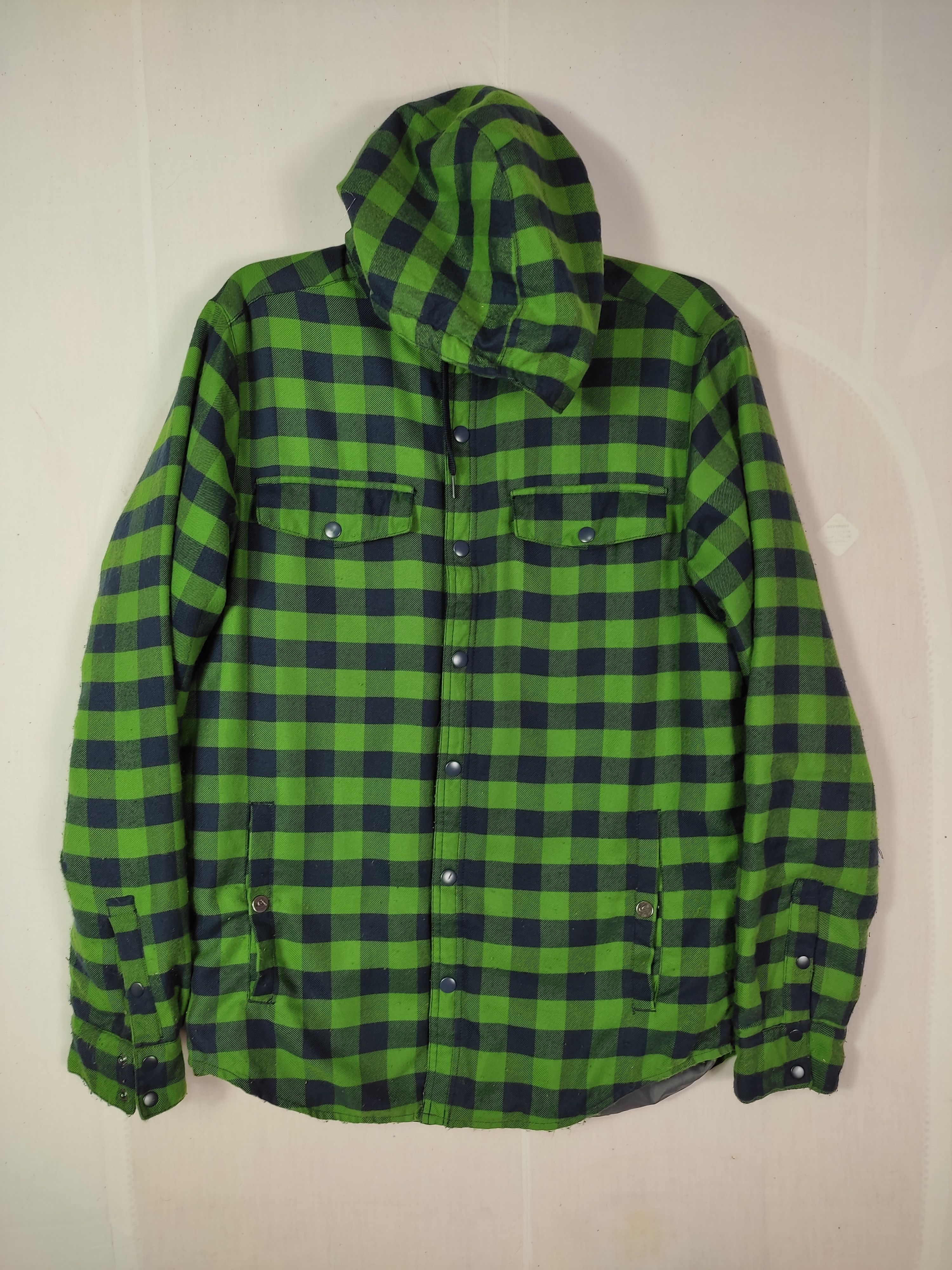 Quicksilver Quicksilver Checkered Sweater Hoodie | Grailed
