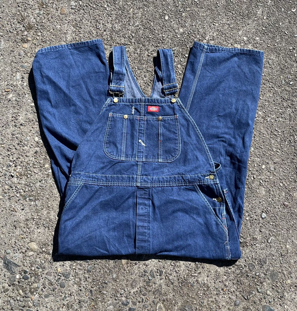 Vintage Dickies Denim Overalls | Grailed