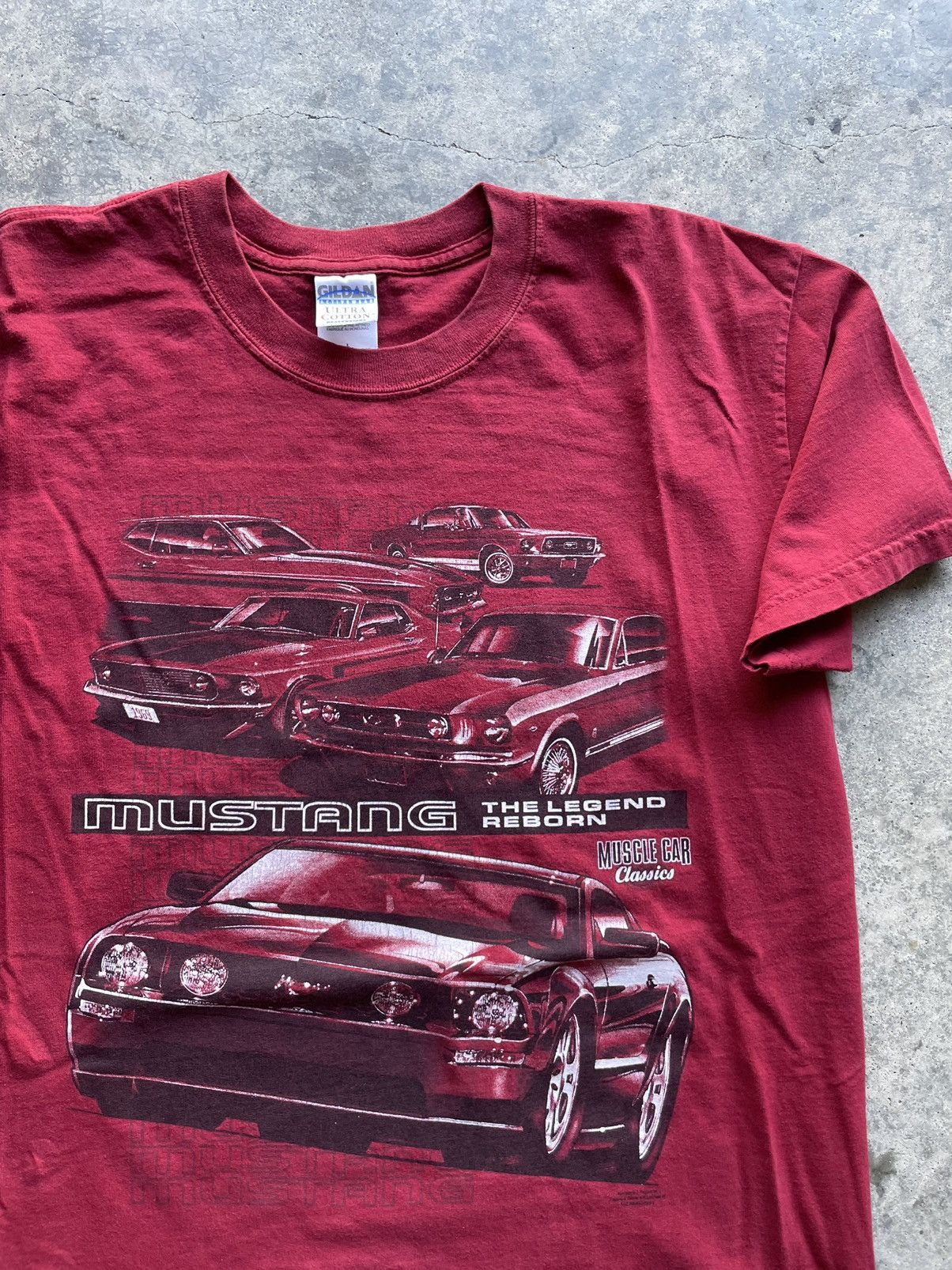 Vintage Vintage Ford Mustang Hot Rod Muscle Car Graphic Tee | Grailed