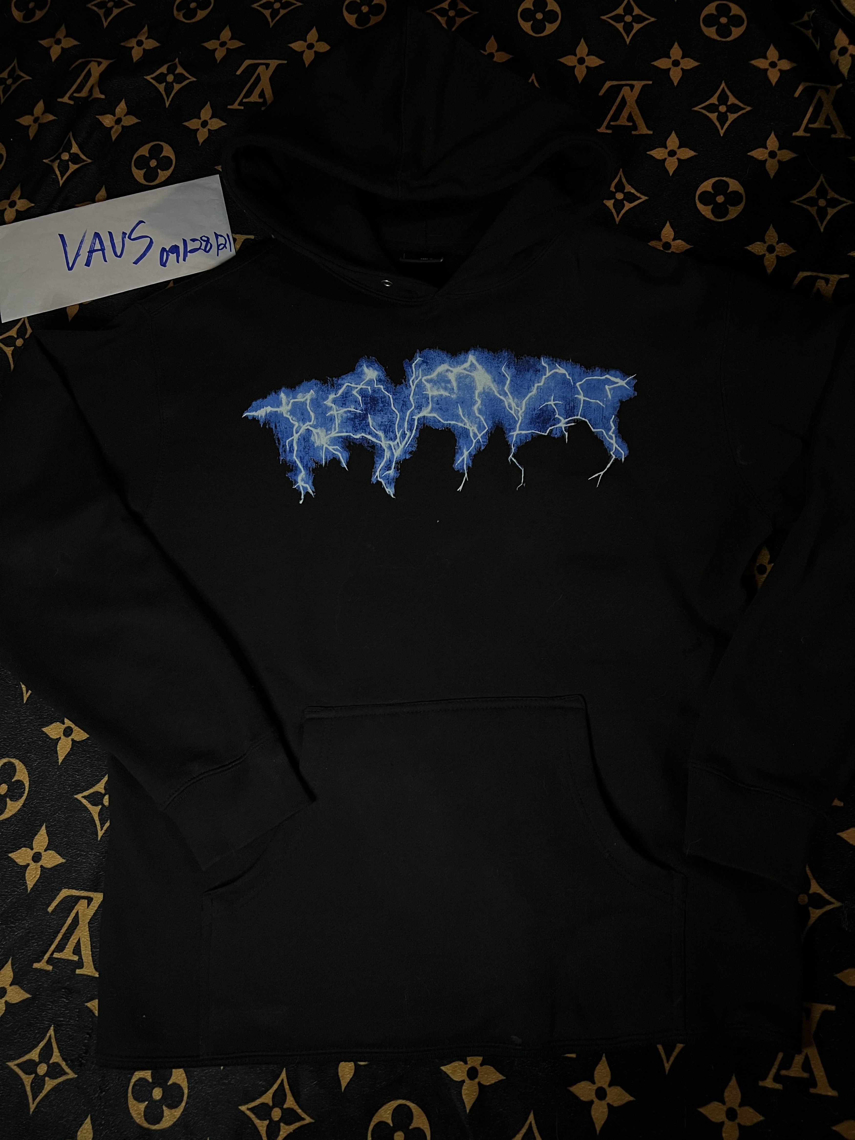 Revenge BLUE LIGHTING DRIP HOOIDE | Grailed