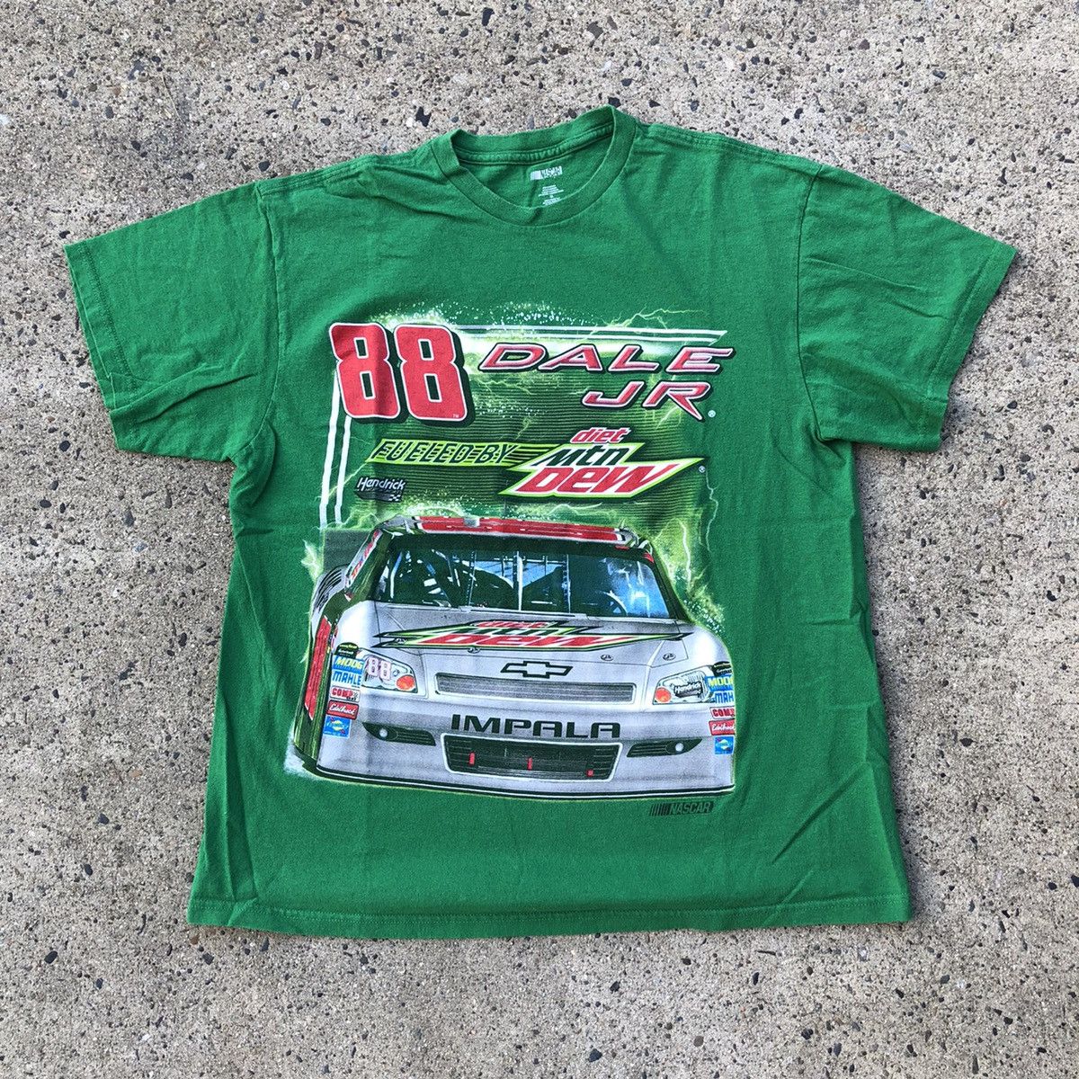 Vintage NASCAR dale jr. Mountain Dew t-shirt | Grailed