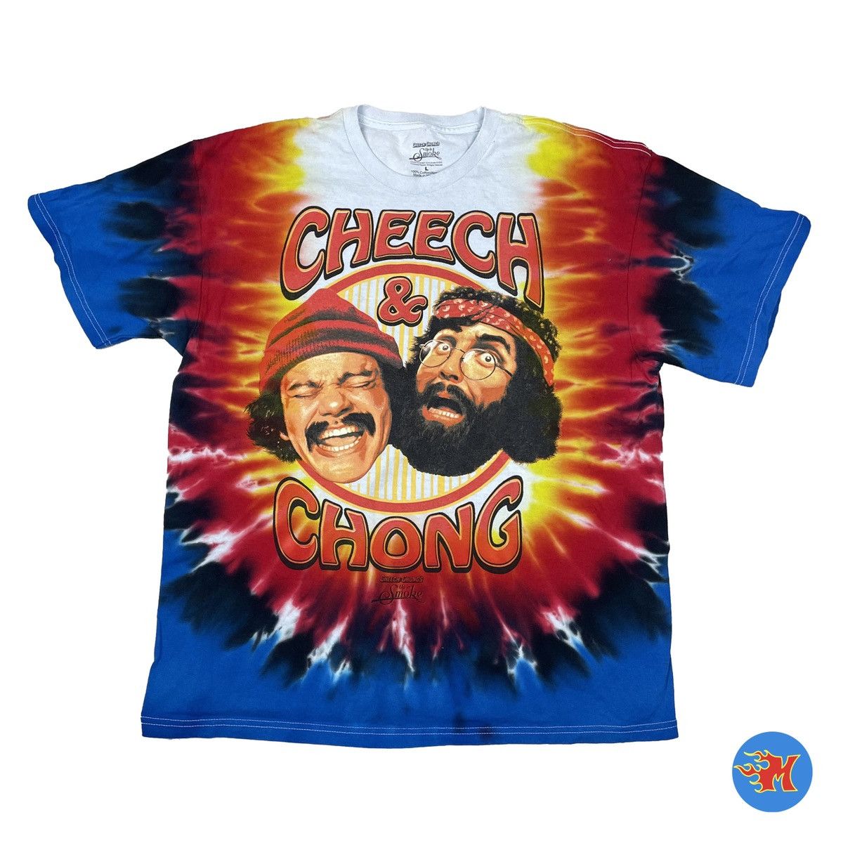 Vintage Cheech & Chong Tie Dye T-Shirt | Grailed