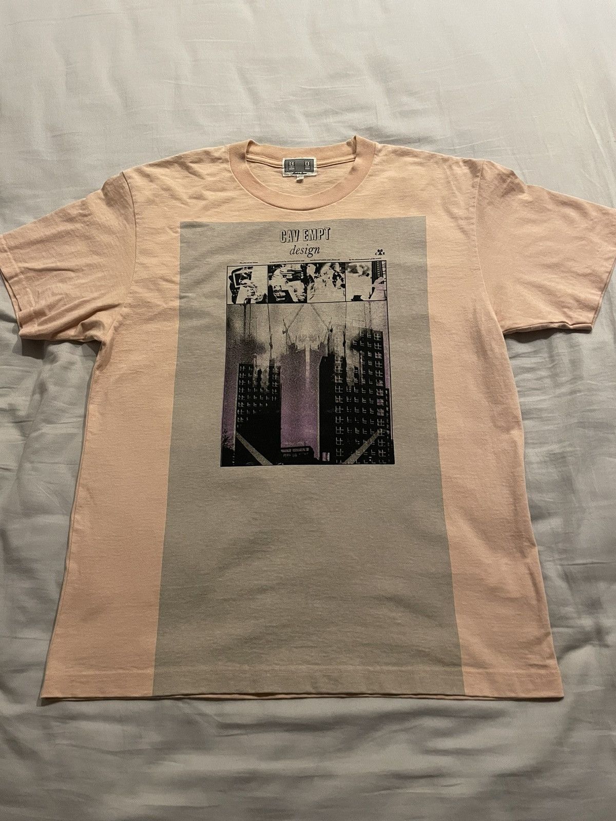 Cav Empt Grey Box Logo T | Grailed